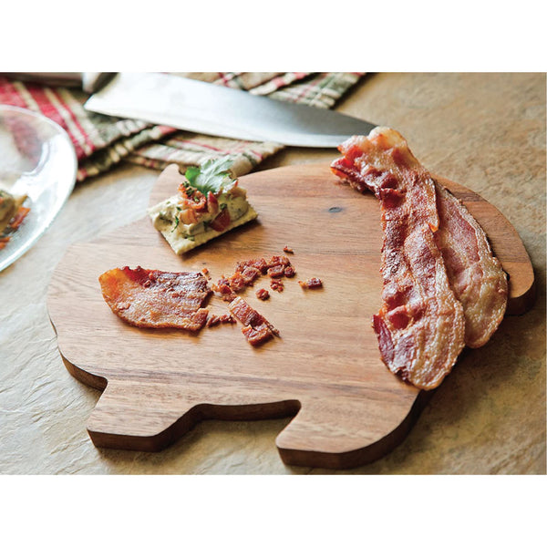 Pig Cutting Board, Acacia Wood | ONLY GIFTS
